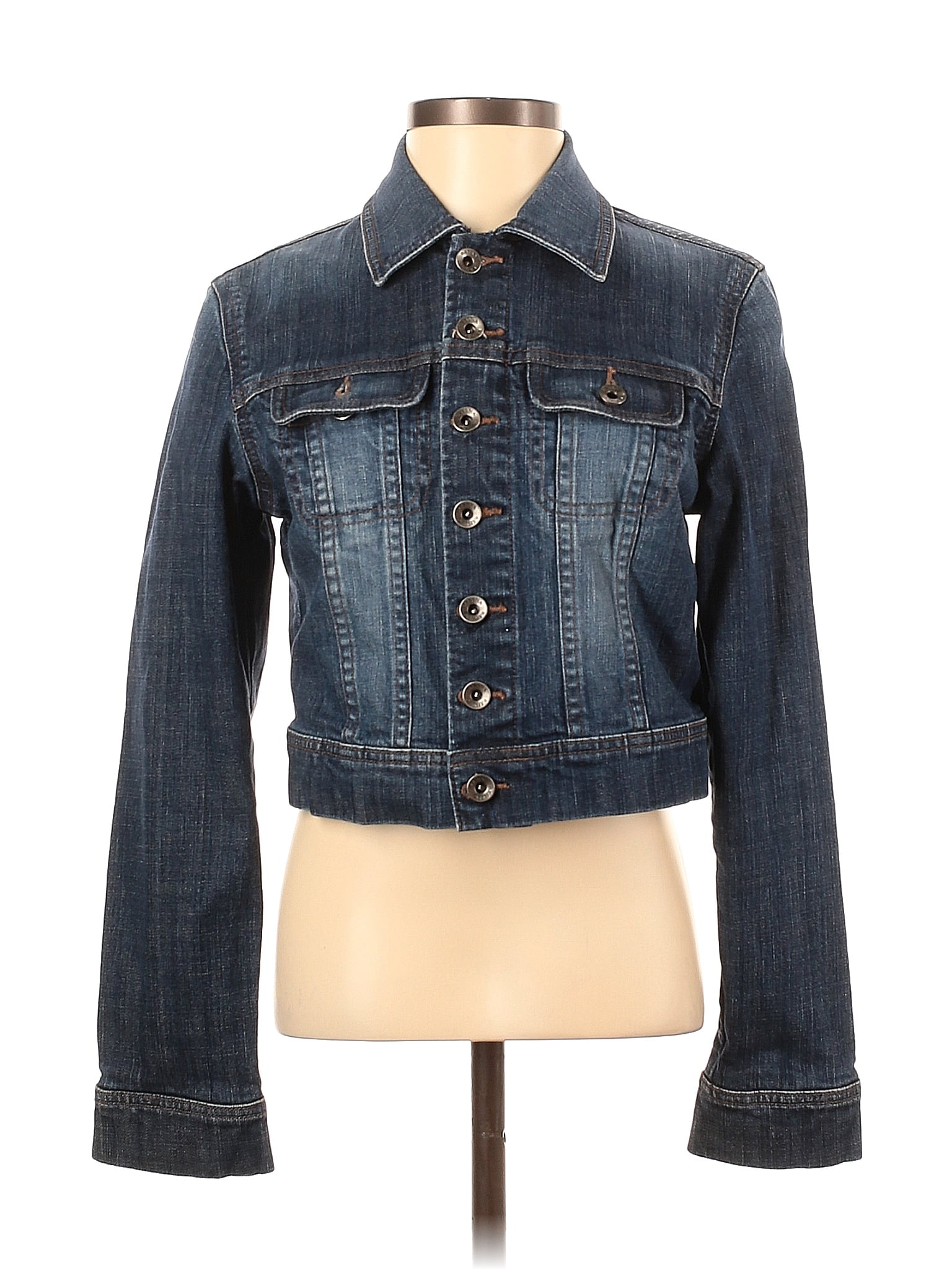 Banana Republic Factory Store Blue Denim Jacket Size S - 69% off | ThredUp