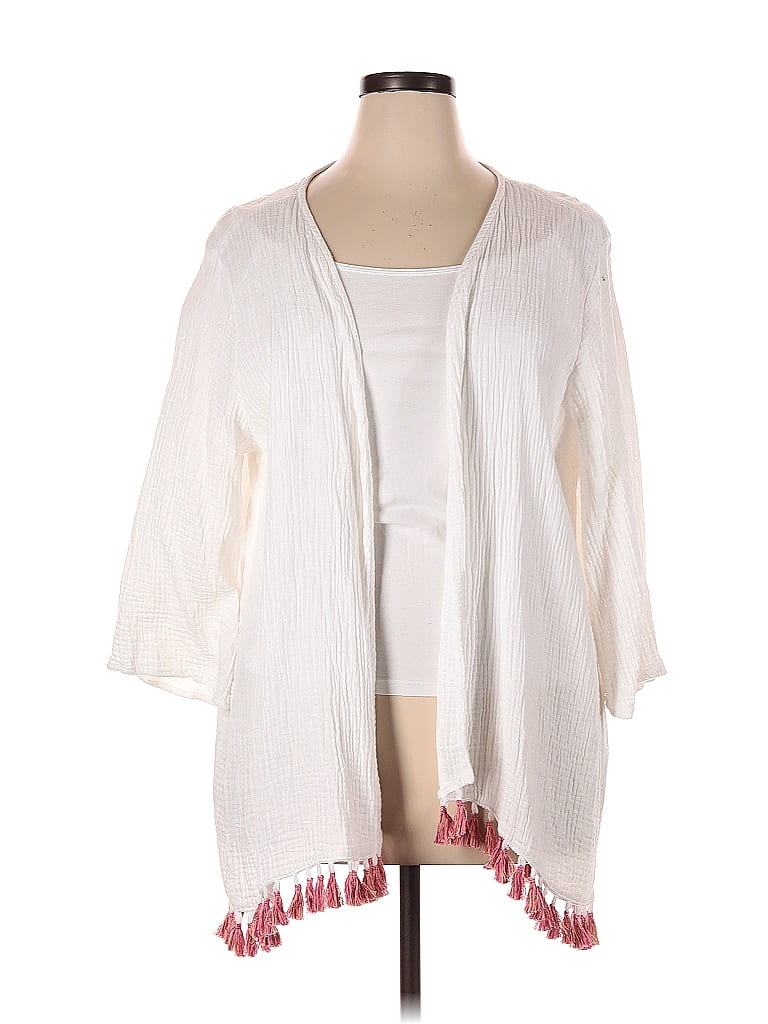 Style&Co 100% Cotton White Shrug Size XL - 62% off | ThredUp