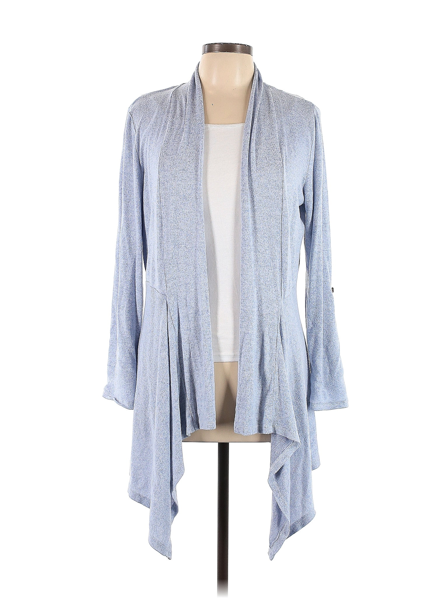 Verve Ami 100% Polyester Blue Cardigan Size L - 68% off | ThredUp