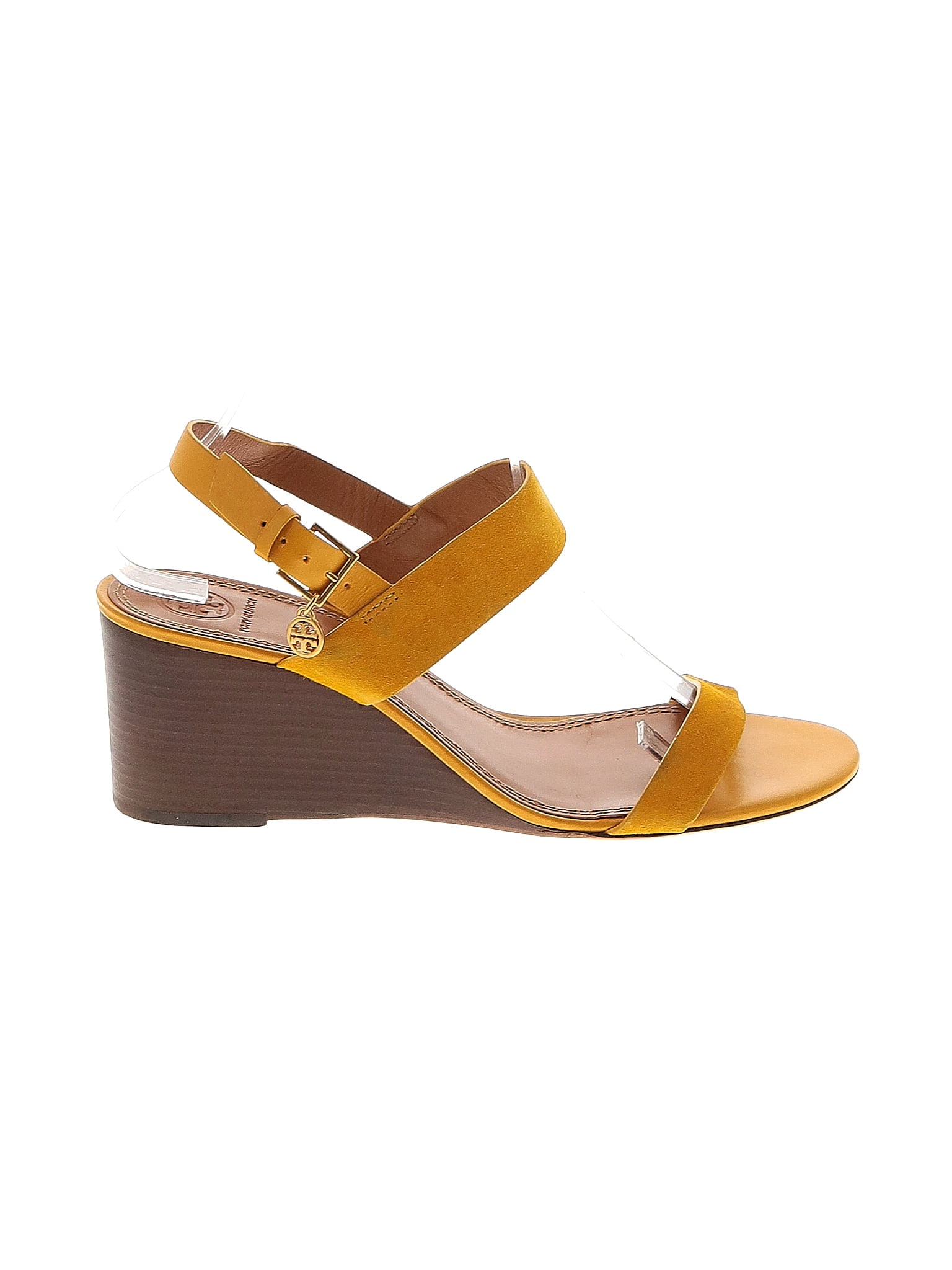 Tory Burch Color Block Yellow Wedges Size 9 - 73% off | ThredUp