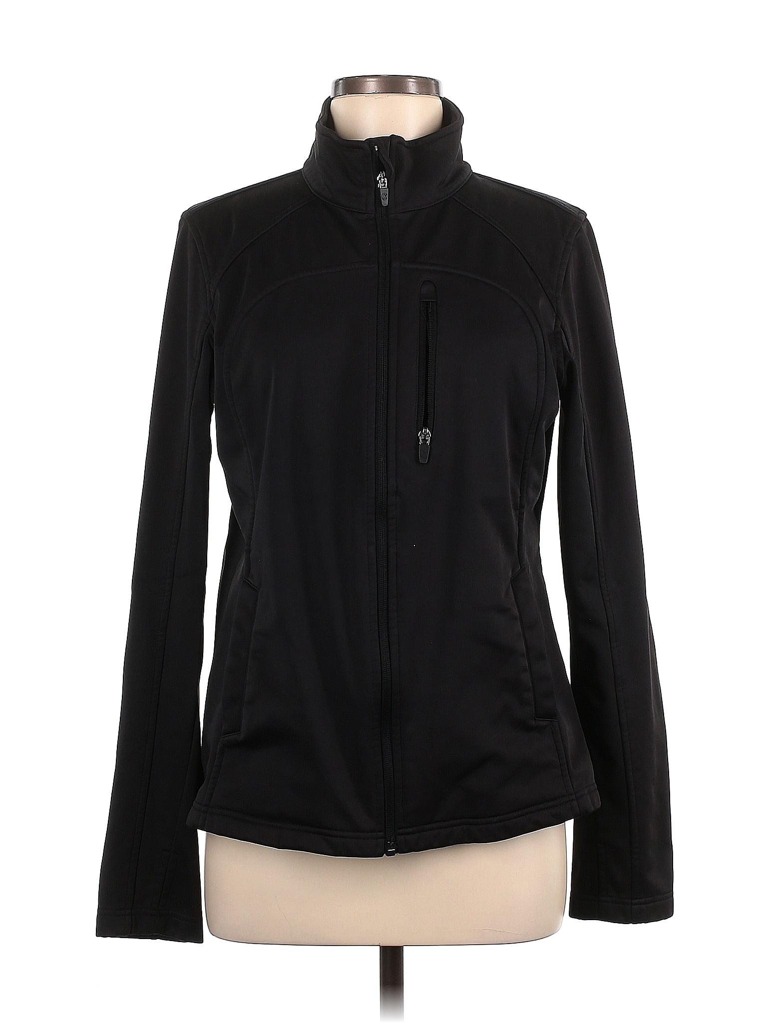 Xersion 100% Polyester Black Track Jacket Size M - 52% off | ThredUp