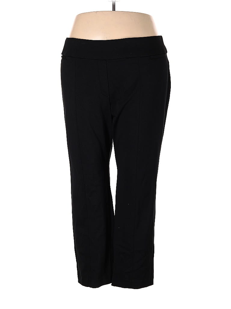 Lane Bryant Solid Black Dress Pants Size 26 Plus 66 Off Thredup