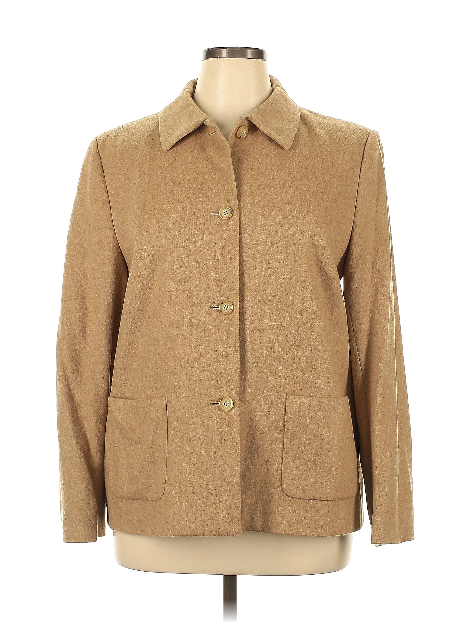 Talbots 100% Camel Hair Tan Jacket Size 16 - 75% off | ThredUp
