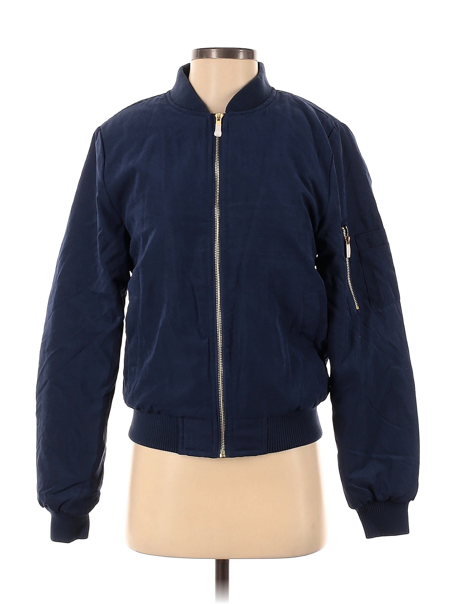 White Mark Solid Blue Jacket Size S - 70% off | ThredUp