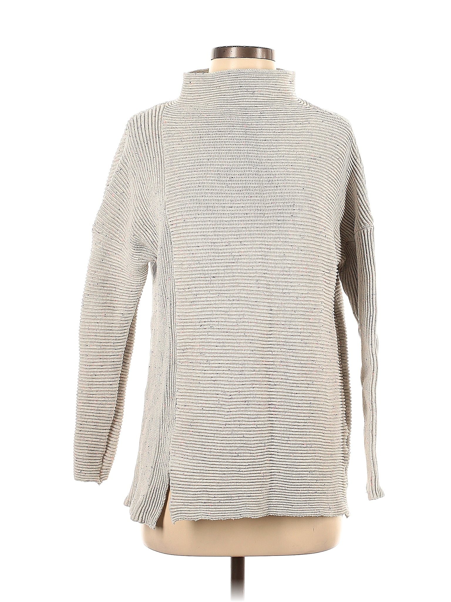 French Connection 100% Cotton Gray Turtleneck Sweater Size XS - 74% off ...