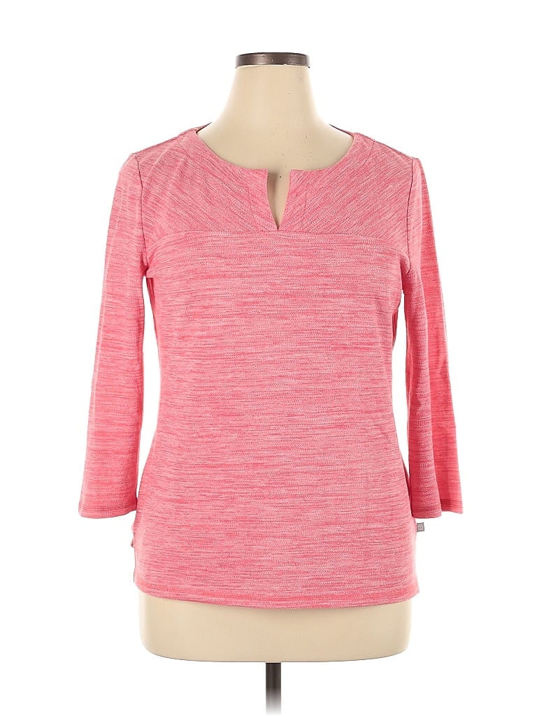 T by Talbots Pink Sweatshirt Size L - 72% off | ThredUp
