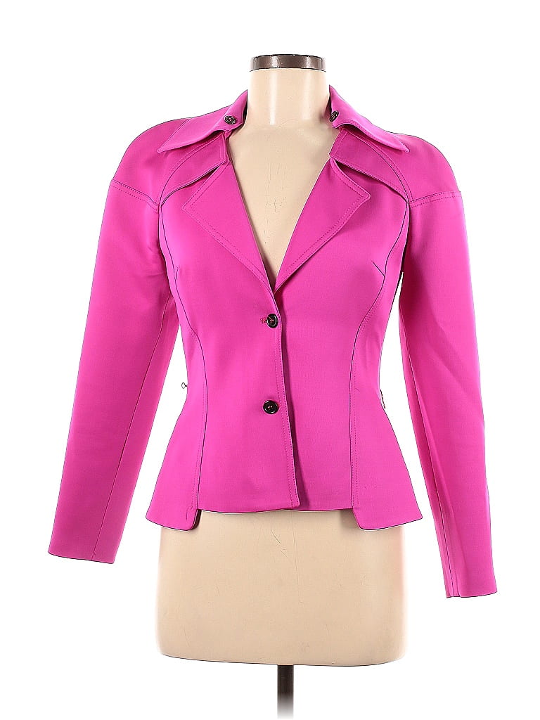 Luca Luca 100% Silk Pink Silk Blazer Size EU (IT) 42 / US 6 - 85% off ...