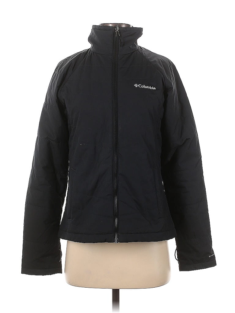 Columbia 100% Polyester Solid Black Track Jacket Size XS - 55% off ...