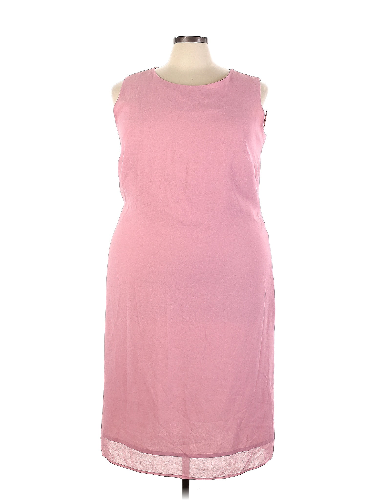 Montee Collection 100 Polyester Pink Casual Dress Size 22 Plus 47