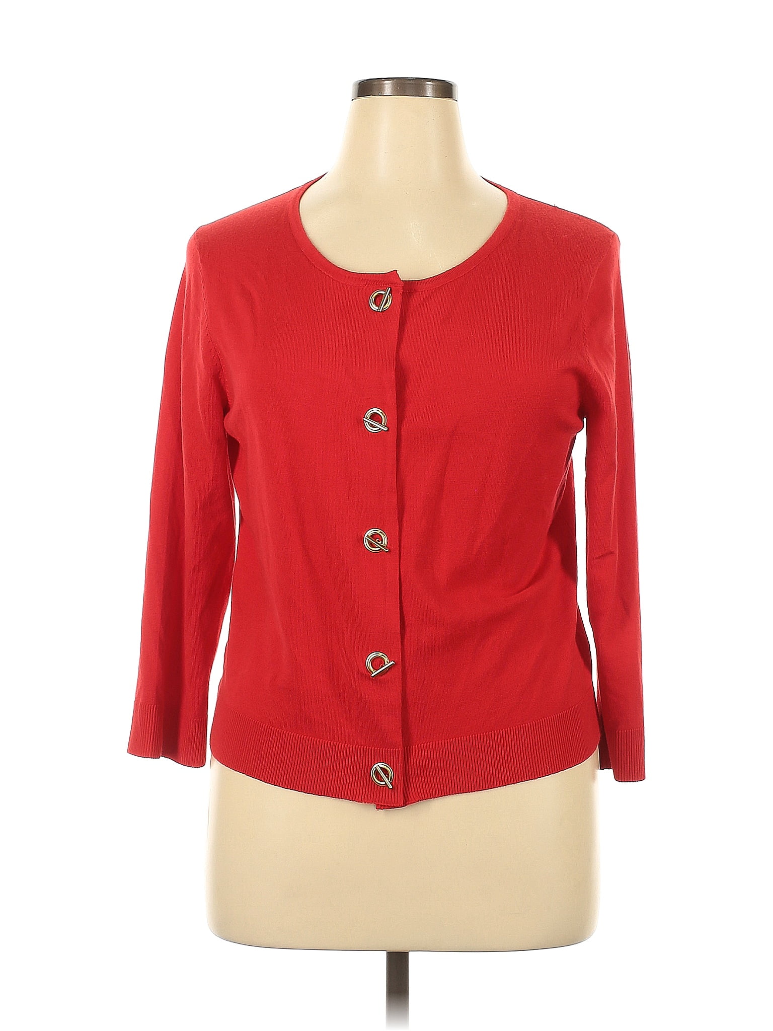 Premise Studio Red Cardigan Size XL - 74% off | ThredUp
