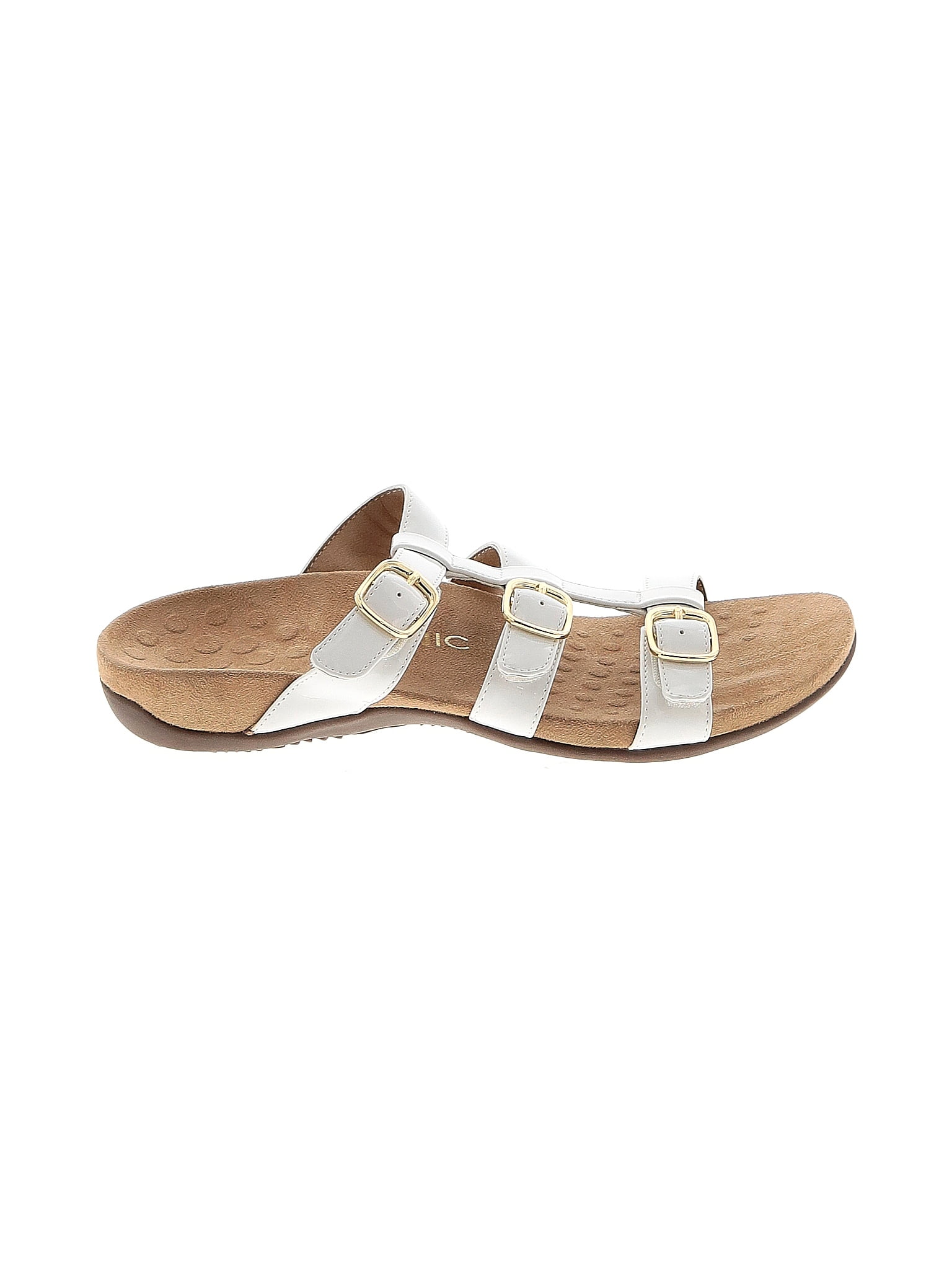 Vionic White Sandals Size 10 - 26% off | ThredUp