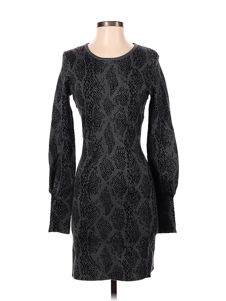 WAYF Black Gray Casual Dress Size XS - 84% off | ThredUp