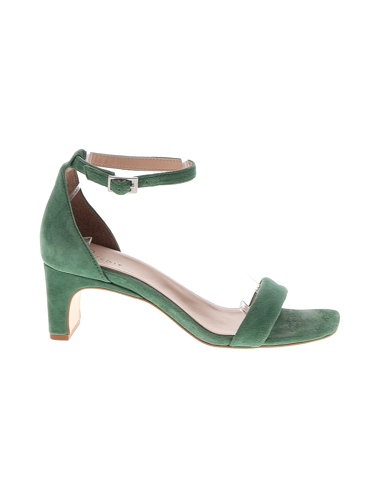 27 EDIT Green Heels Size 7 1/2 - 78% off | ThredUp