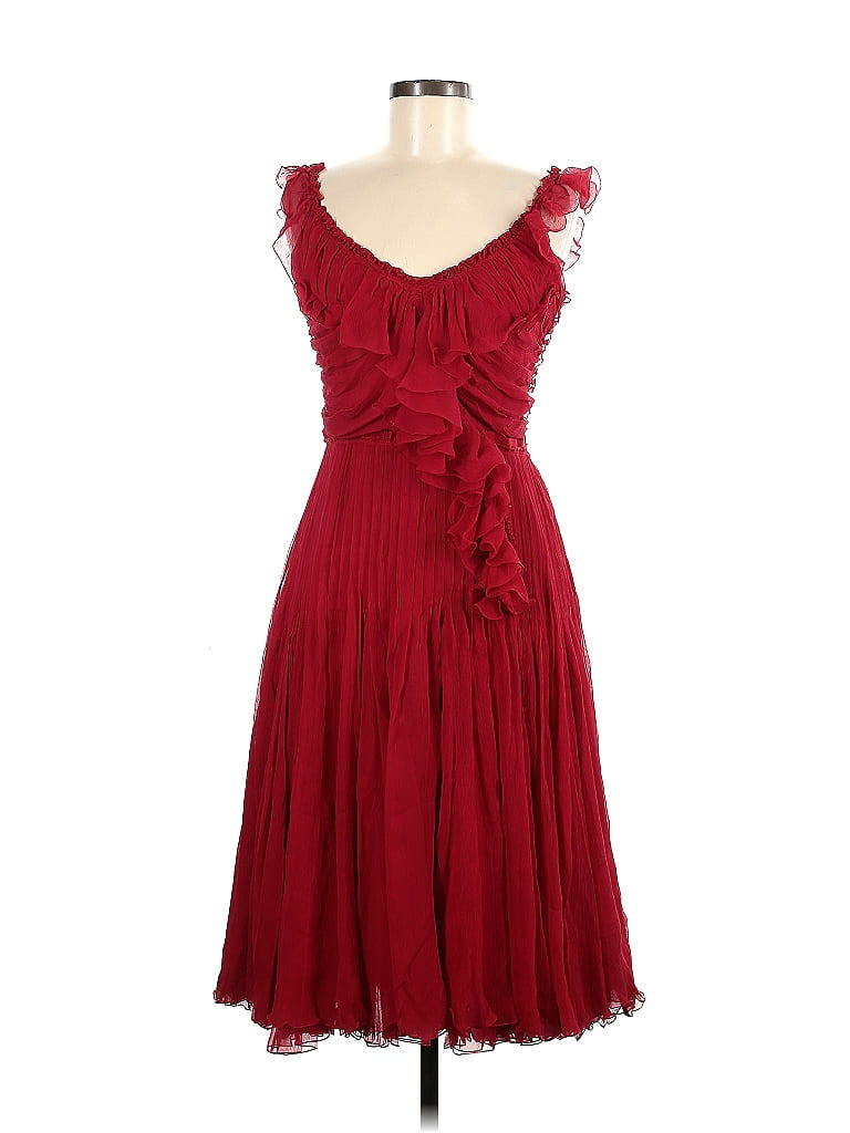 Prada Burgundy Cocktail Dress Size 44 (IT) - 73% off | ThredUp