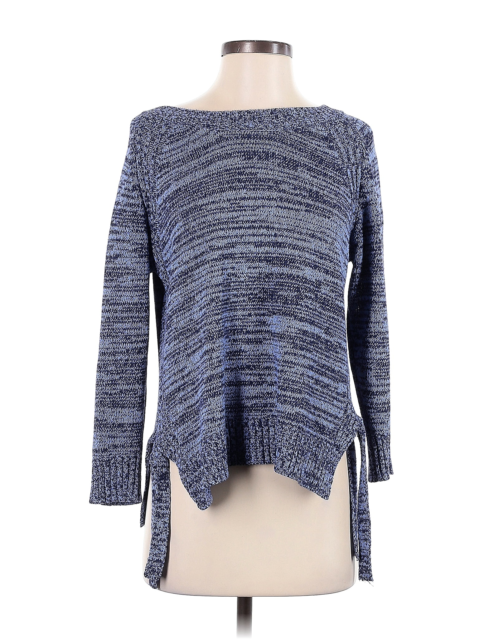 Three Dots Marled Blue Pullover Sweater Size S - 79% off | ThredUp