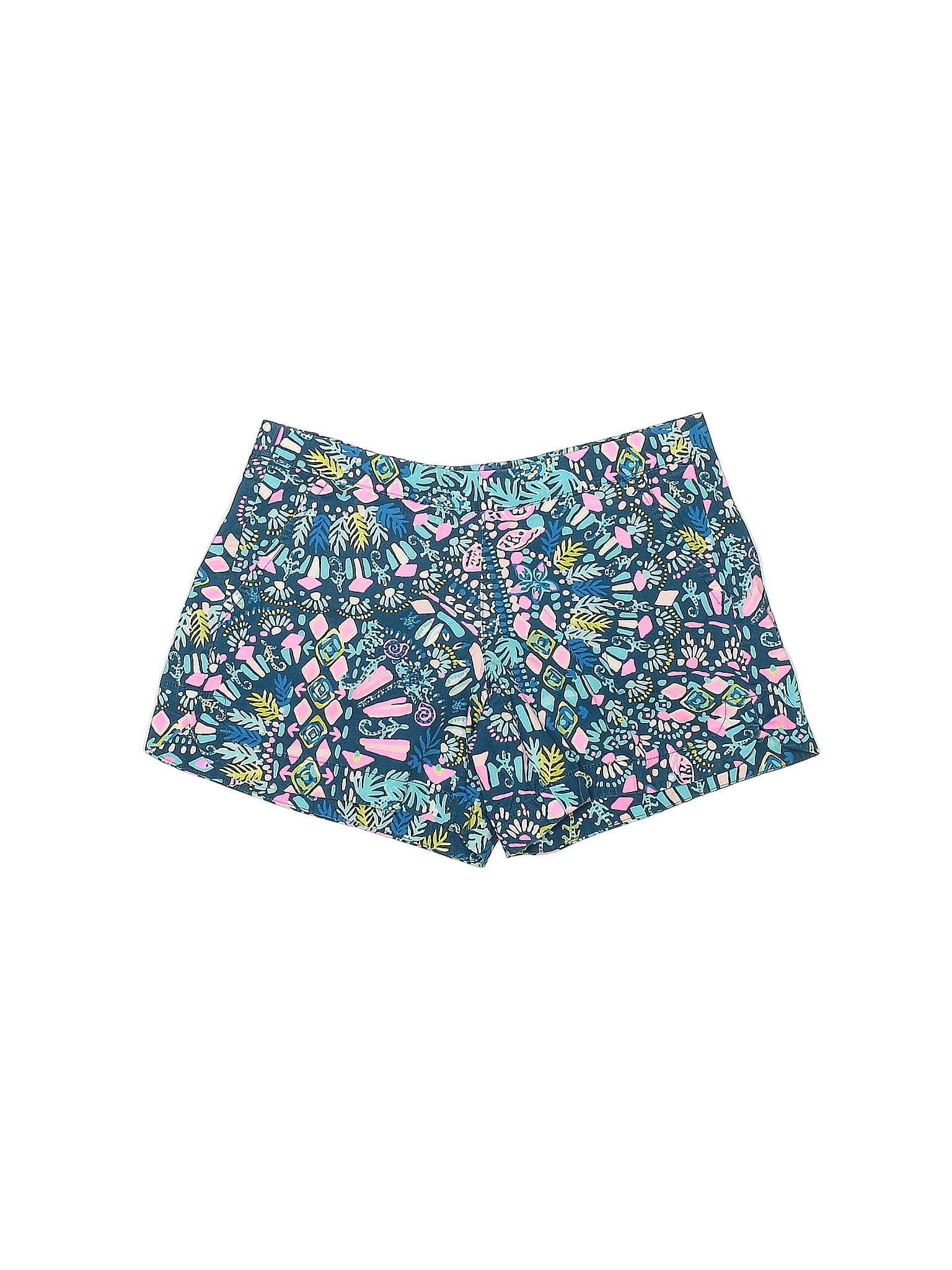 Lilly Pulitzer Tortoise Floral Motif Paisley Fair Isle Baroque Print