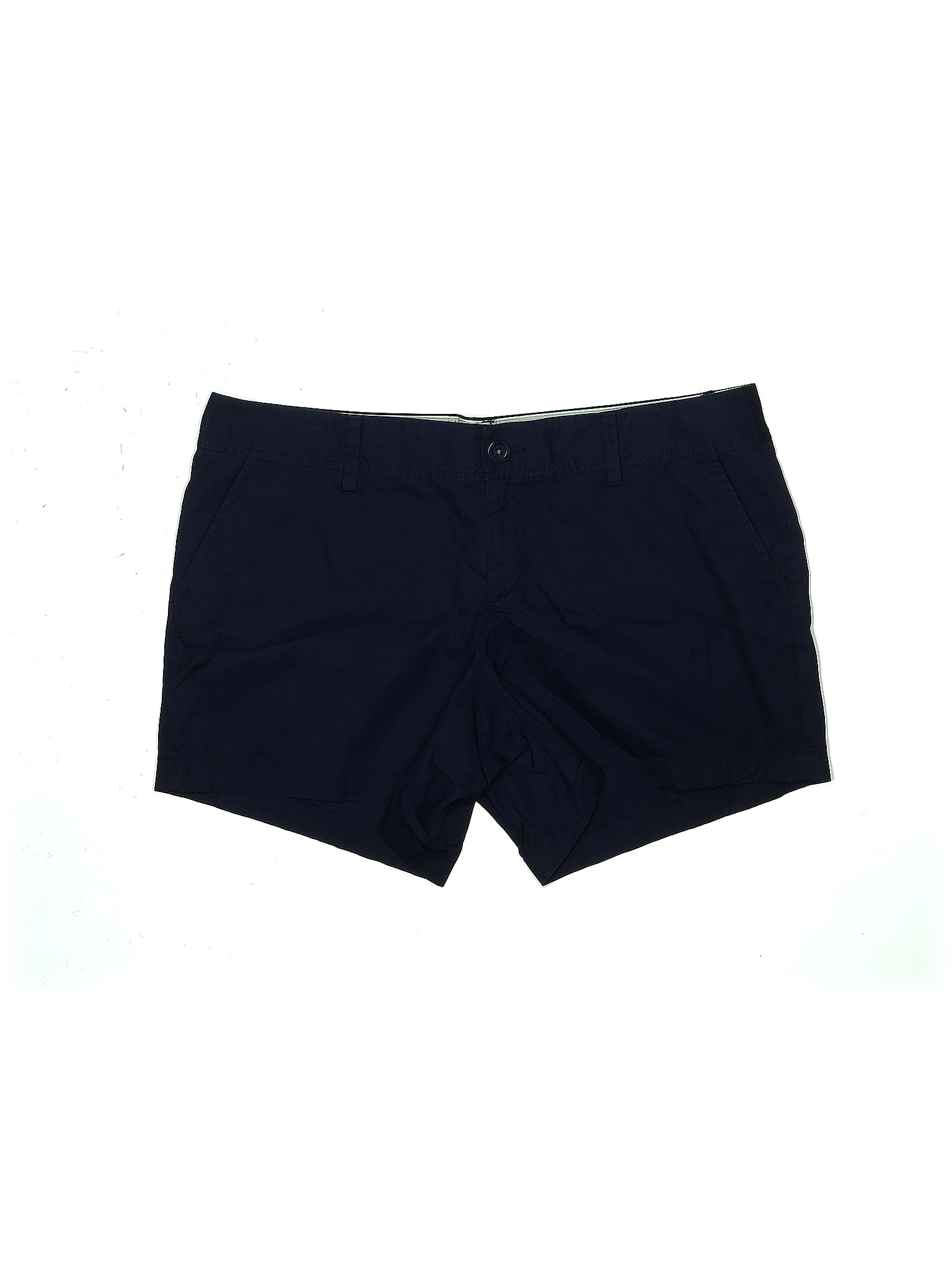 Lilly Pulitzer 100 Cotton Solid Blue Shorts Size 16 67 Off Thredup