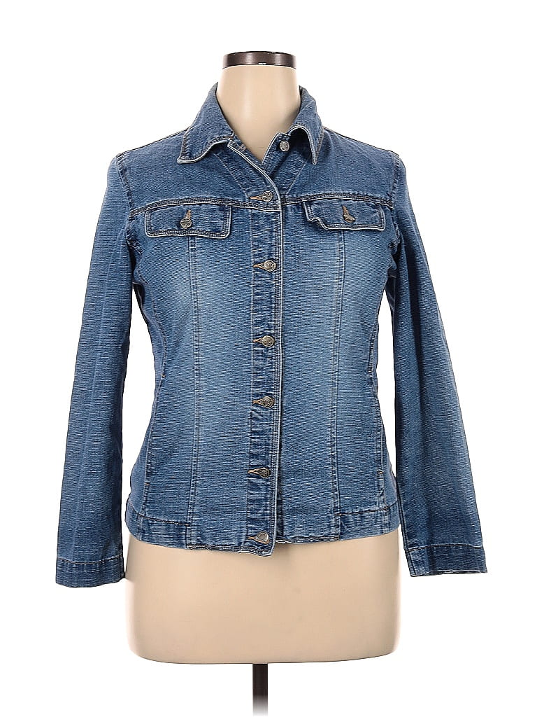 Assorted Brands 100 Cotton Blue Denim Jacket Size Xl 51 Off Thredup