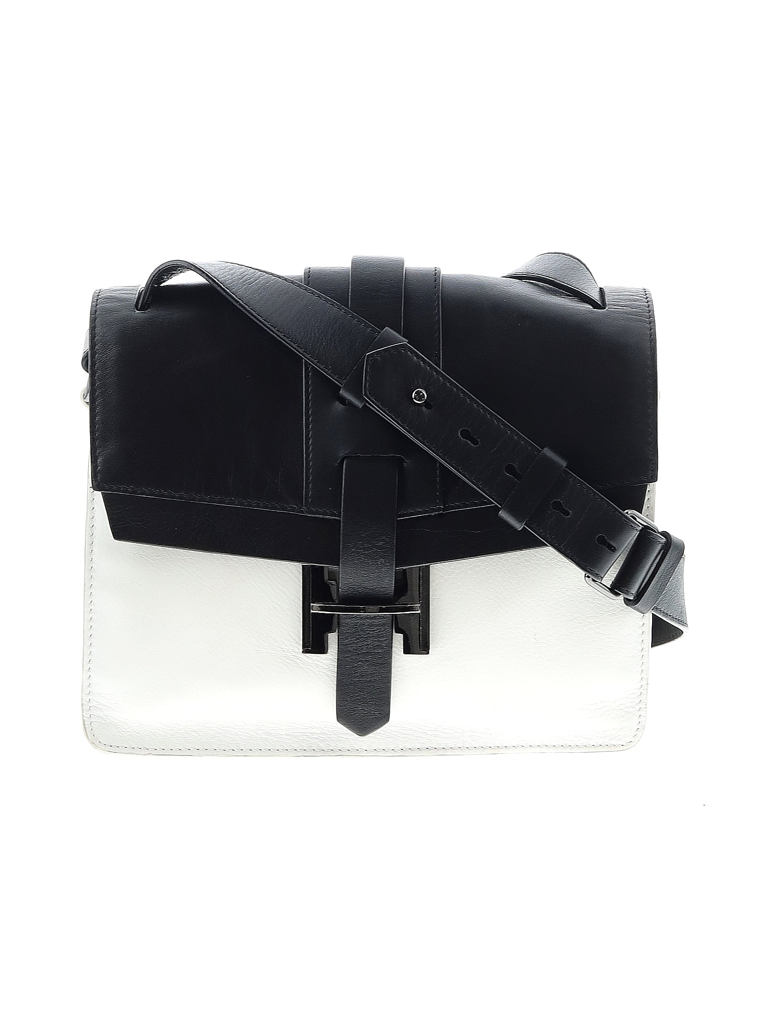 Halston Heritage 100% Leather White Leather Shoulder Bag One Size - 75% ...