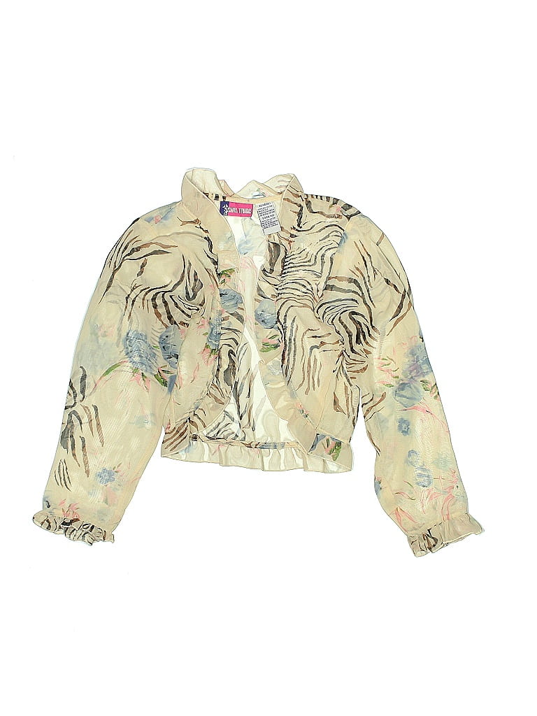 Girl Tribe 100% Polyester Gold Shrug Size X-Large (Kids) - 13% off ...