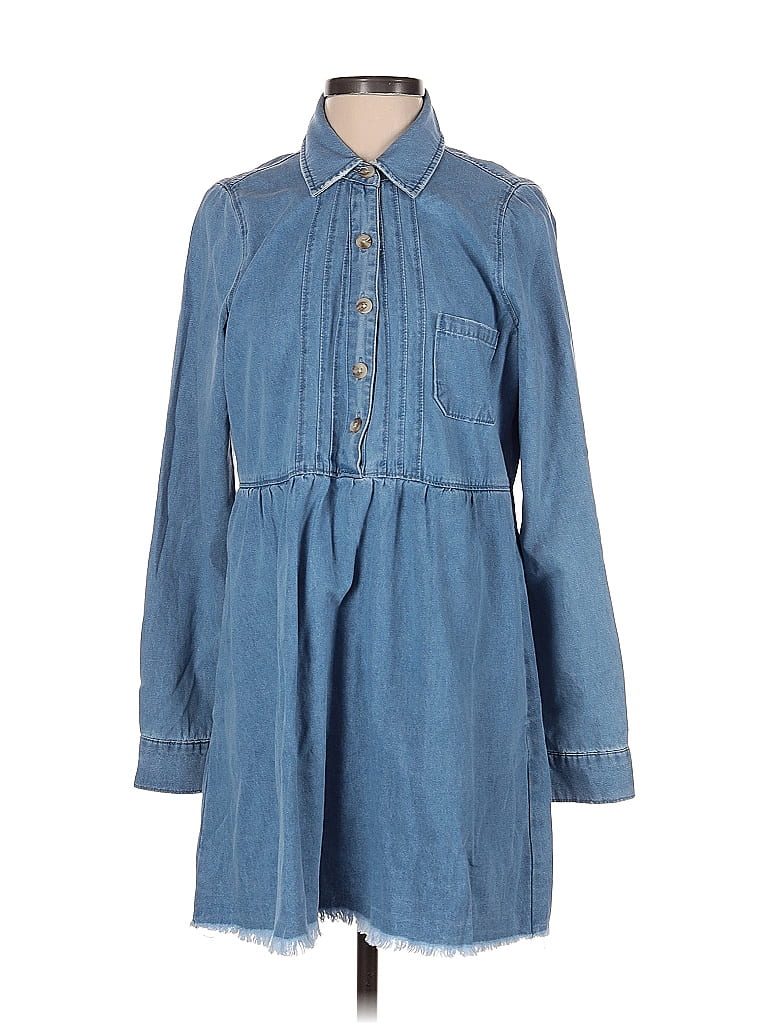 Show Me Your Mumu 100% Cotton Blue Casual Dress Size S - 65% off | ThredUp