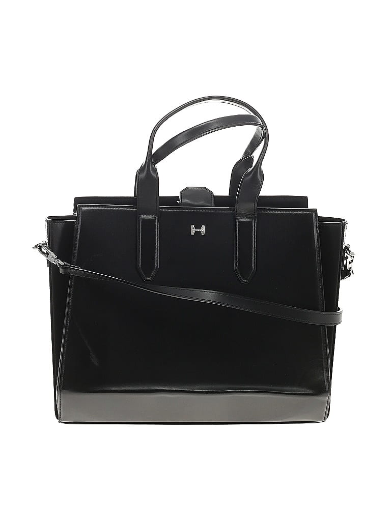 Halston Heritage Solid Black Satchel One Size - 76% off | ThredUp