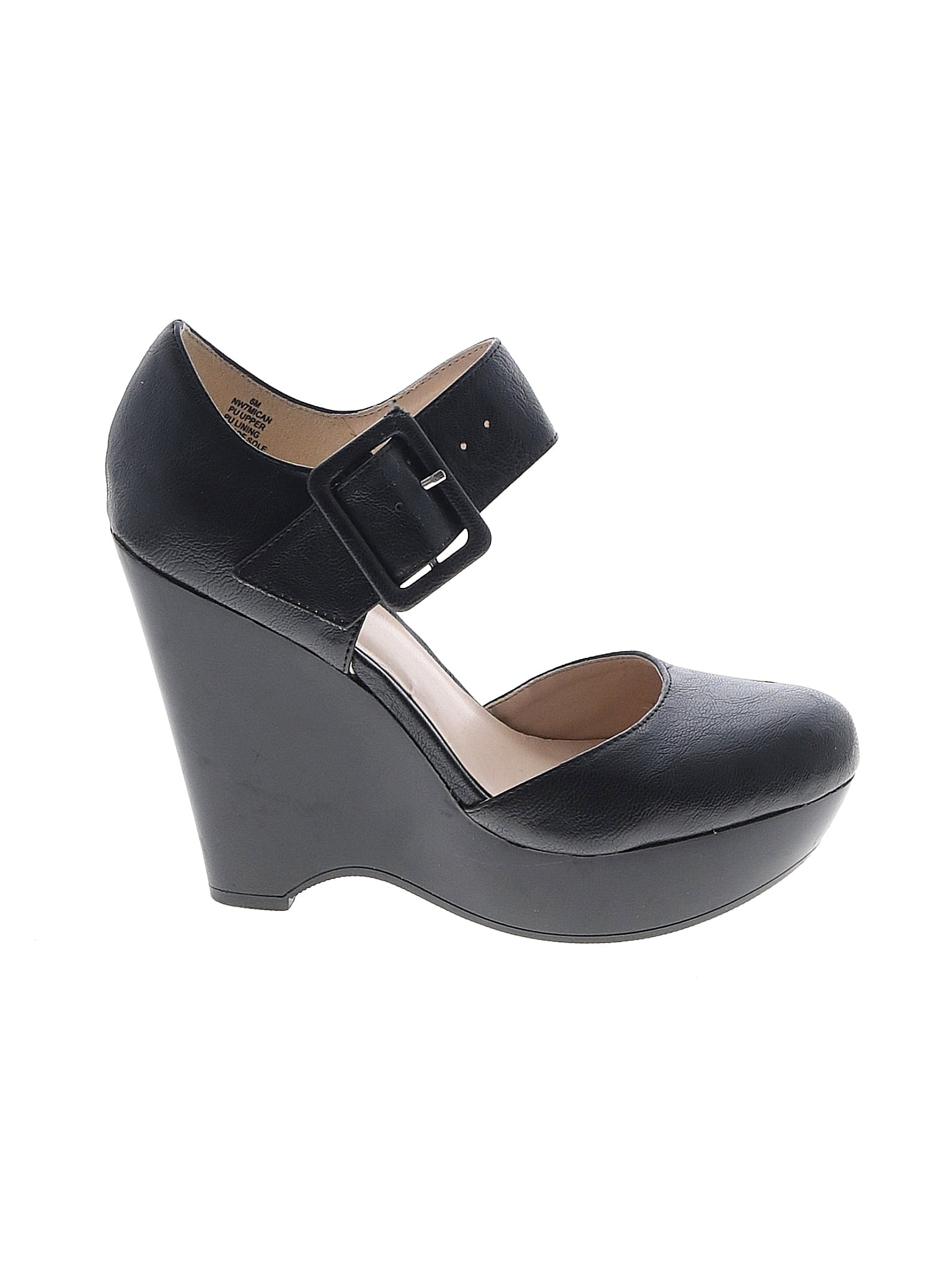 Nine West Black Wedges Size 5 61 Off Thredup