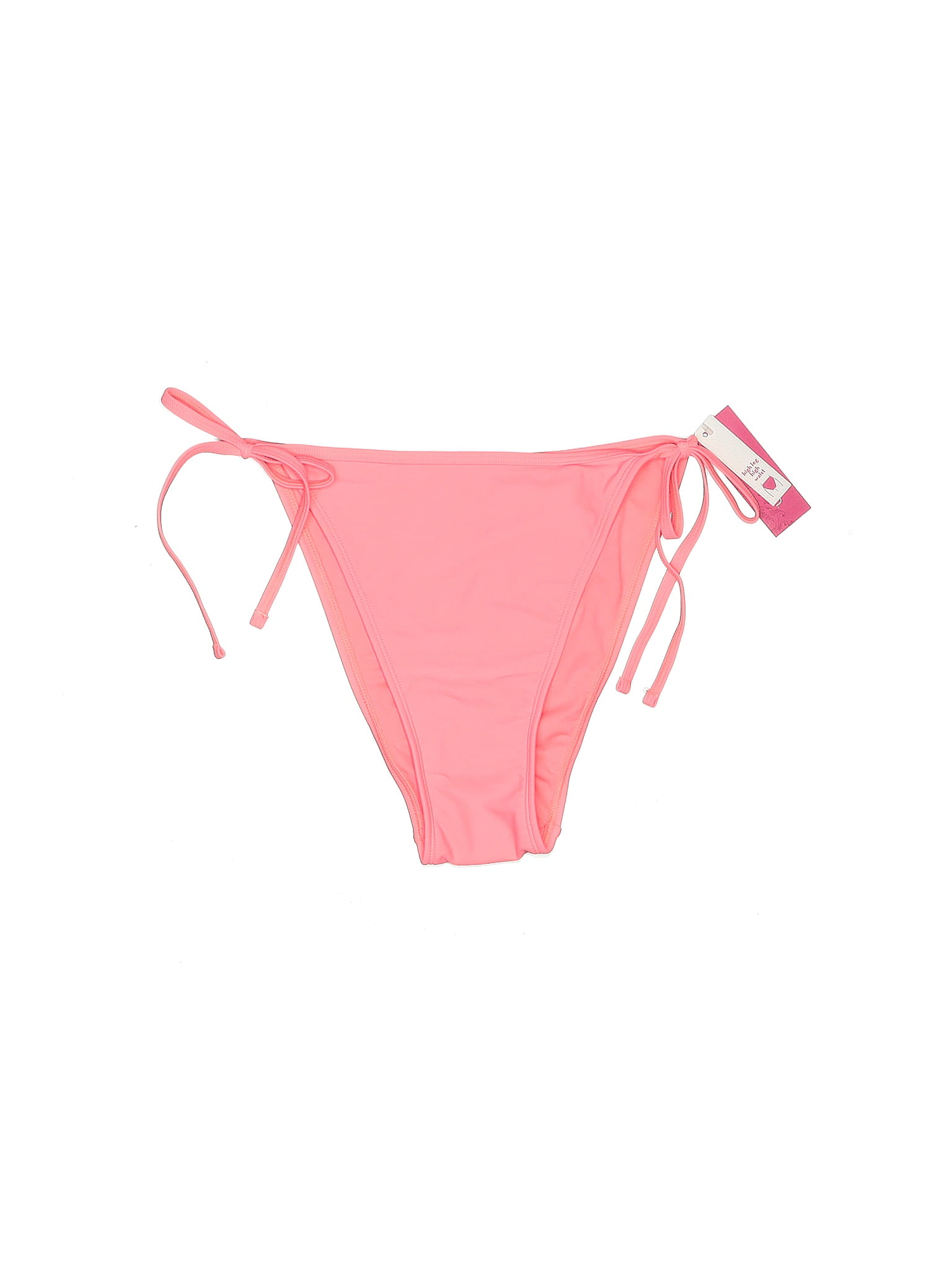 Xhilaration 100 Recycled Plastic Solid Hearts Pink Swimsuit Bottoms