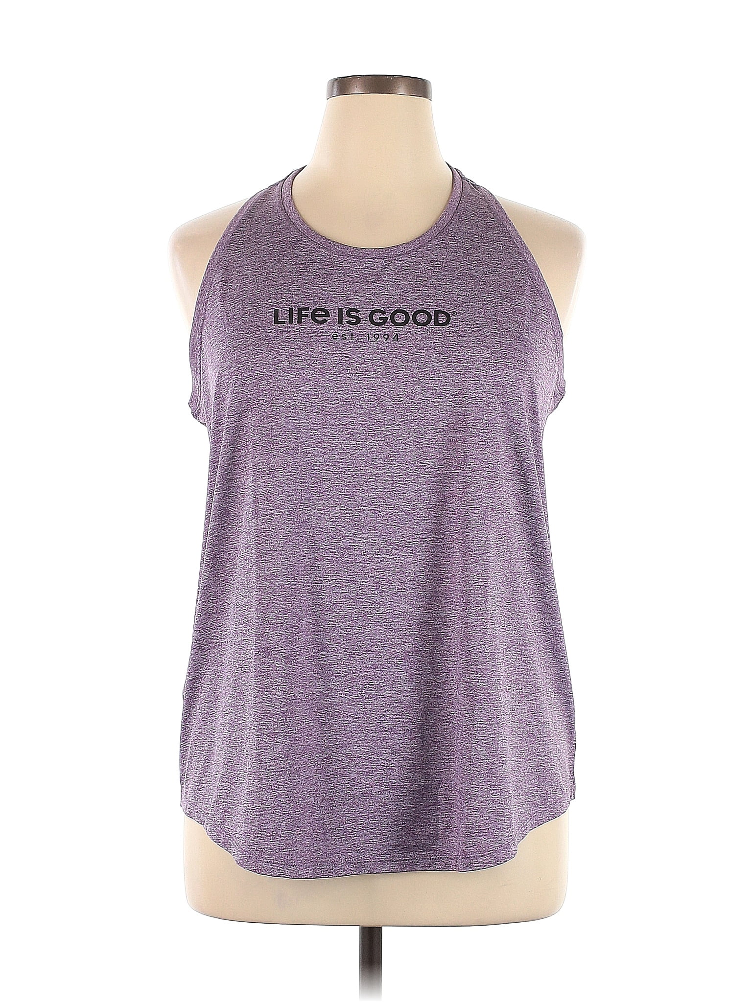 Life Is Good Purple Active Tank Size XL - 58% off | ThredUp