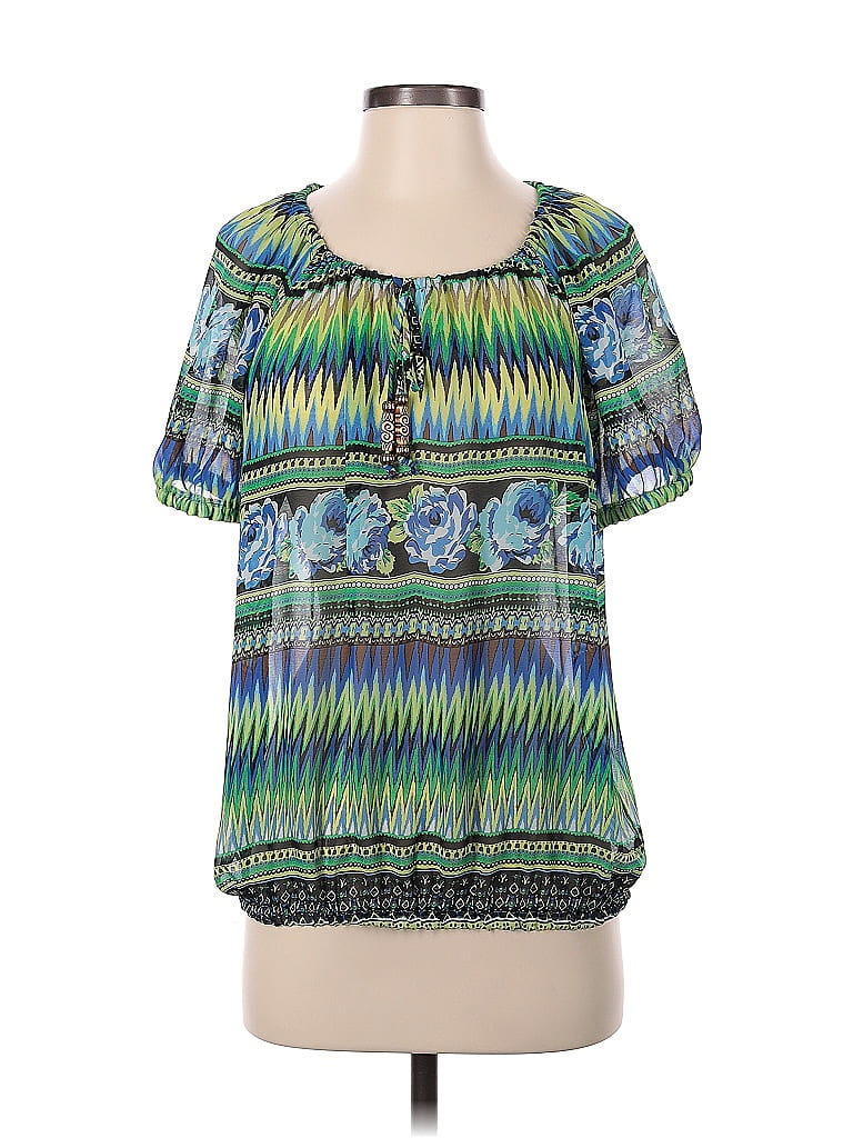 Lana Lee Green Short Sleeve Blouse Size S - 85% off | ThredUp