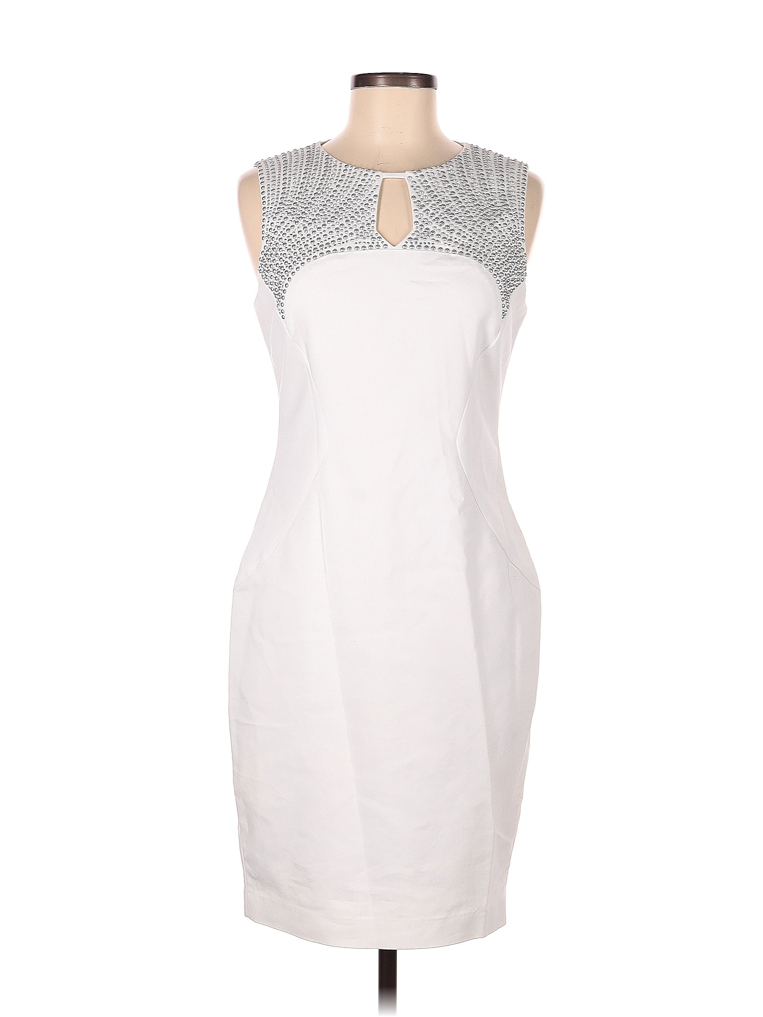 Cache White Cocktail Dress Size 6 - 69% off | ThredUp