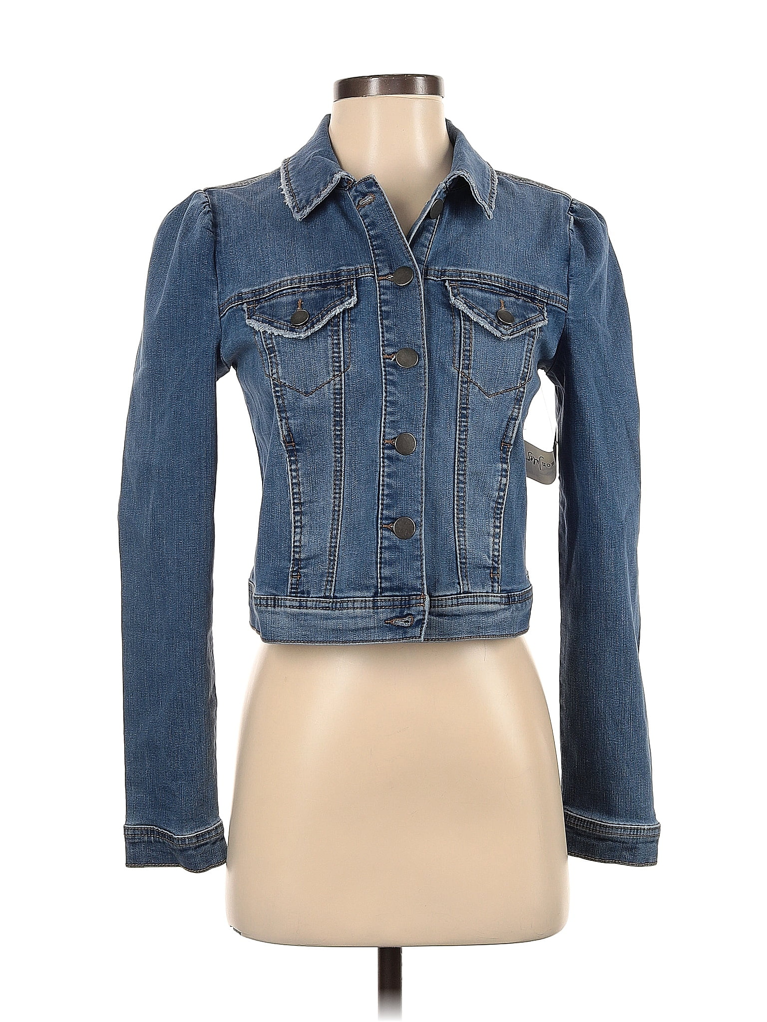 Maison Jules Blue Denim Jacket Size S - 71% off | ThredUp