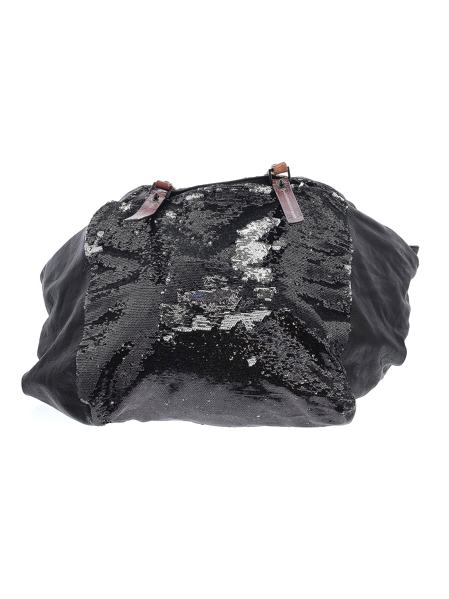 Pauric Sweeney Marled Acid Wash Print Paint Splatter Print Black Tote ...