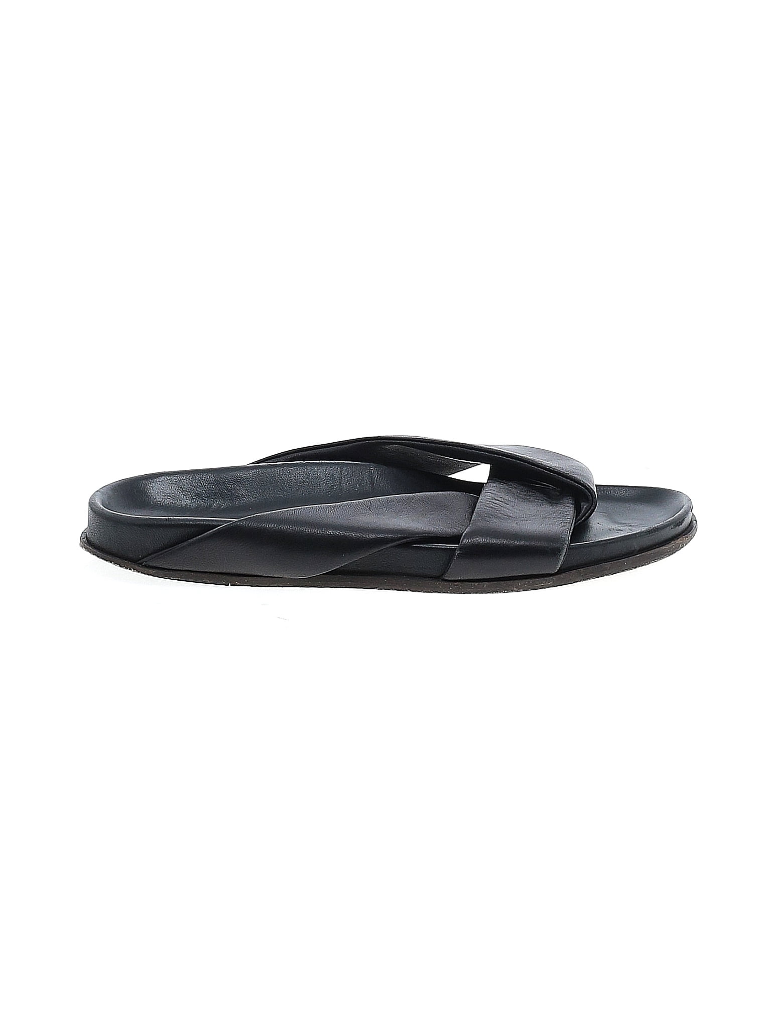 Emme Parsons Black Folded Slide Sandals Size 40 (10 US) - 79% off | ThredUp
