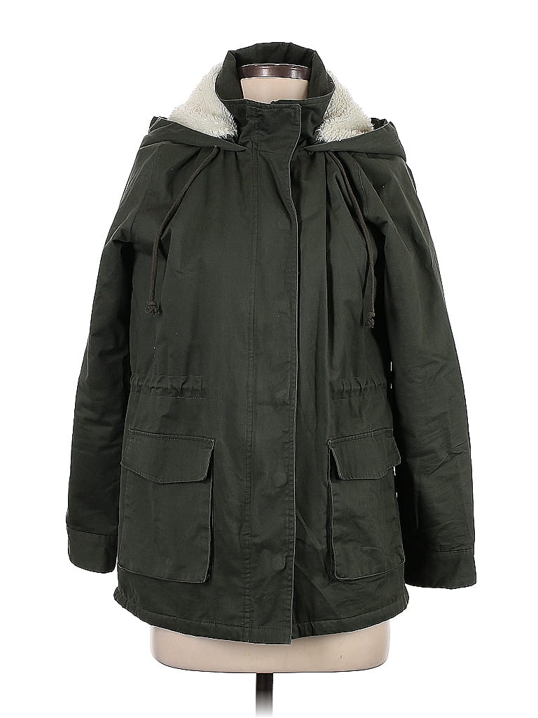 Love Tree 100% Cotton Green Coat Size S - 56% off | ThredUp