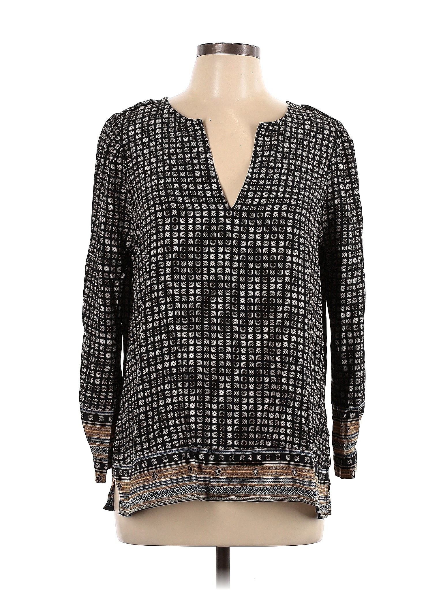 Joie Black Long Sleeve Blouse Size L - 83% off | ThredUp