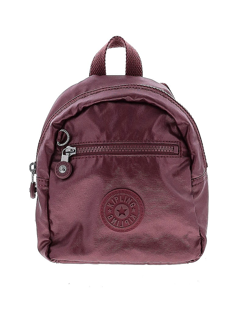 Kipling Burgundy Backpack One Size - 59% off | ThredUp