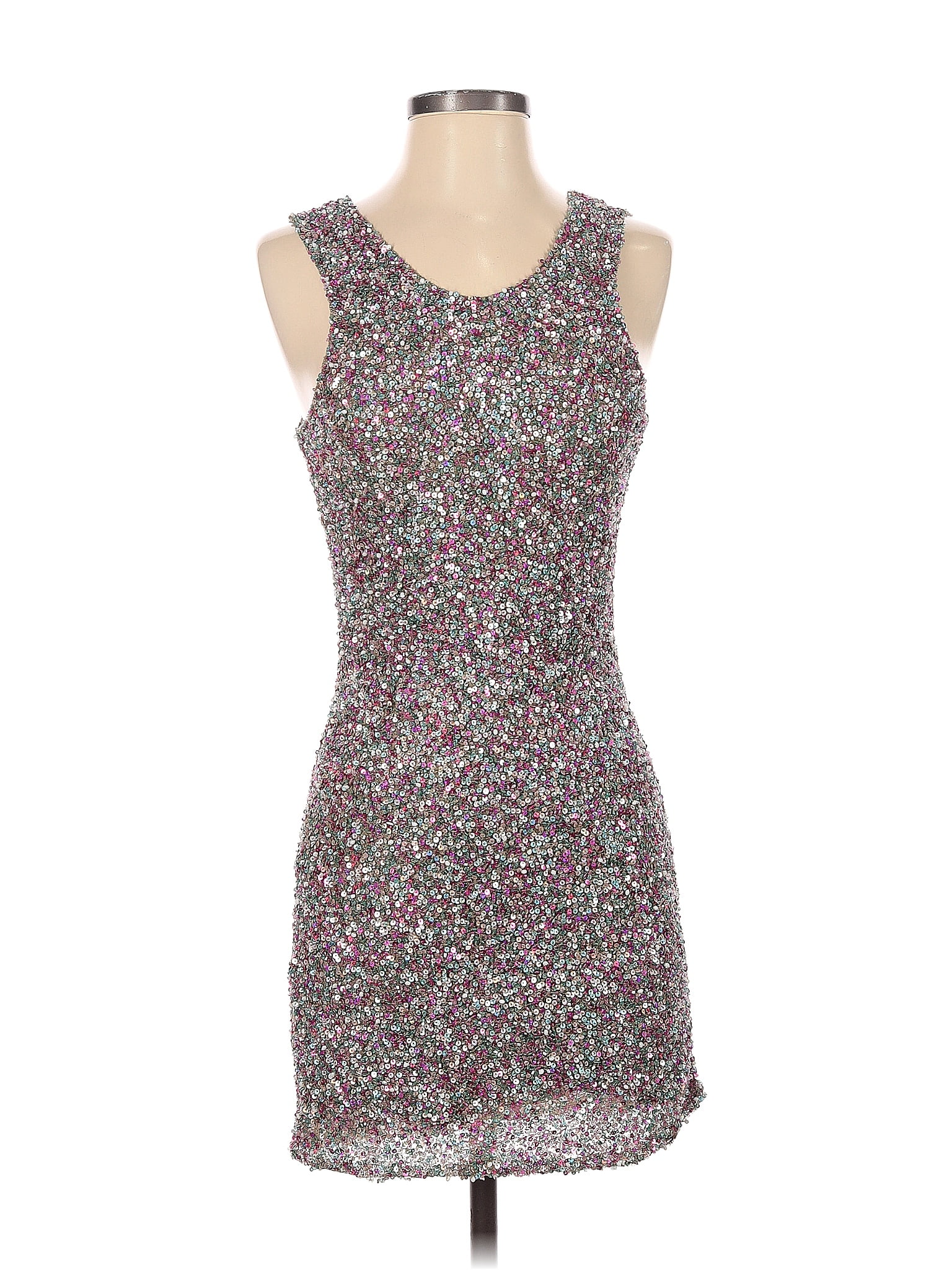Parker 100% Viscose Marled Tweed Paint Splatter Print Silver Cocktail ...