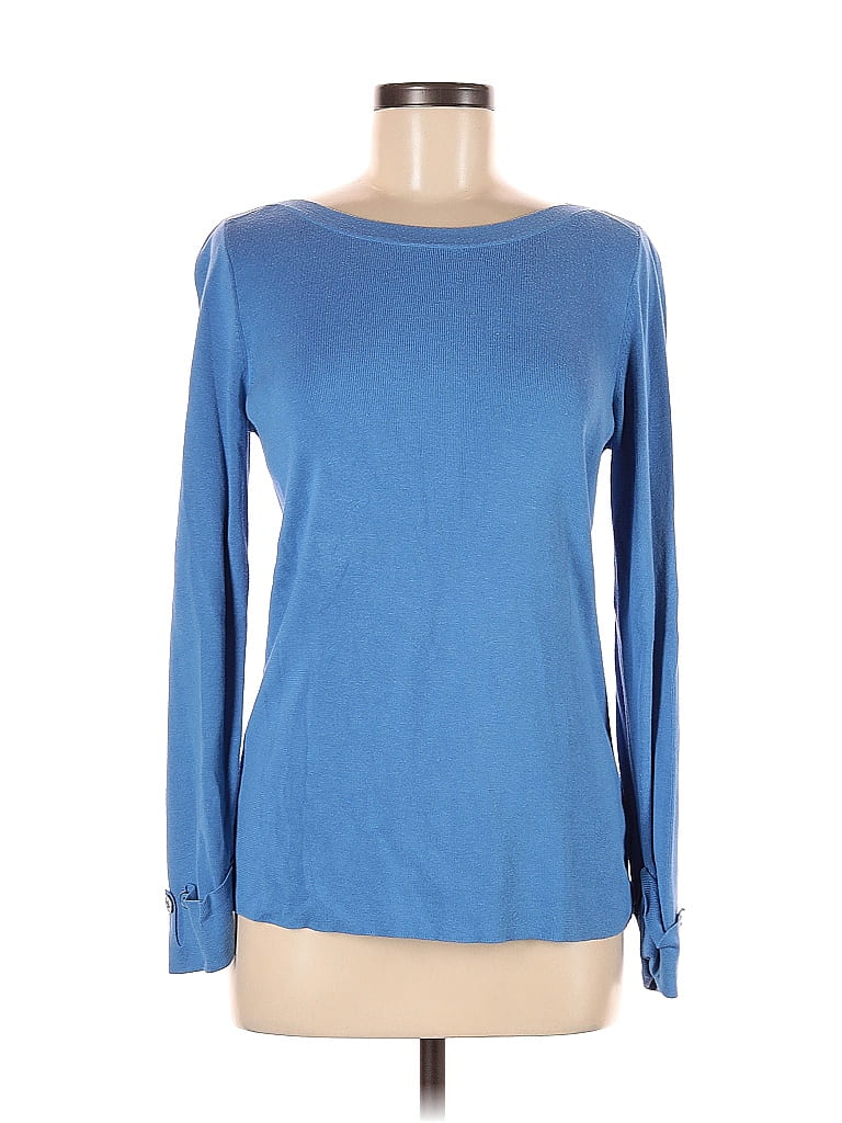 Talbots Outlet Blue Long Sleeve Top Size M - 44% off | ThredUp