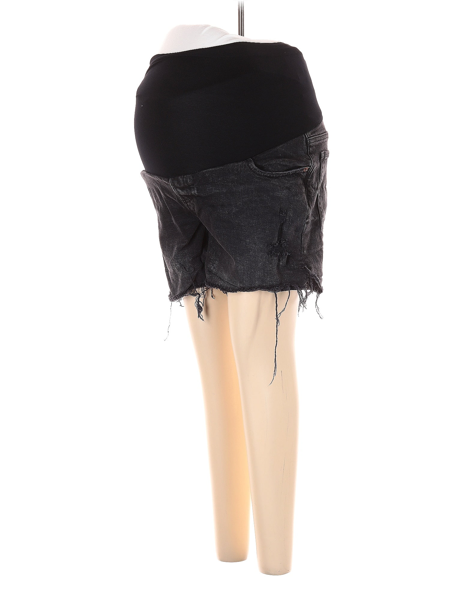 Old Navy - Maternity Black Denim Shorts Size 8 (Maternity) - 42% off ...