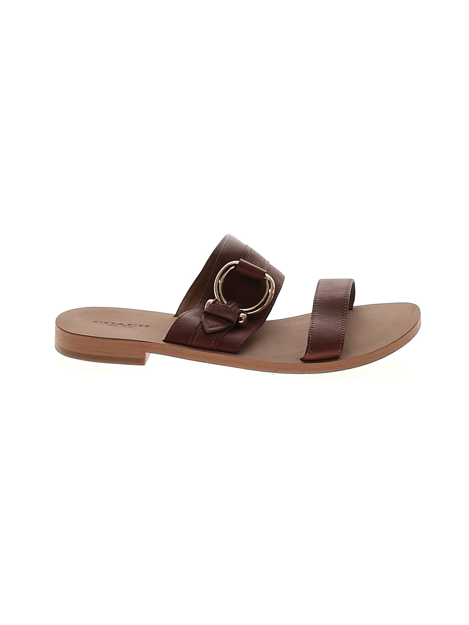 Coach Brown Sandals Size 7 1/2 - 77% off | ThredUp