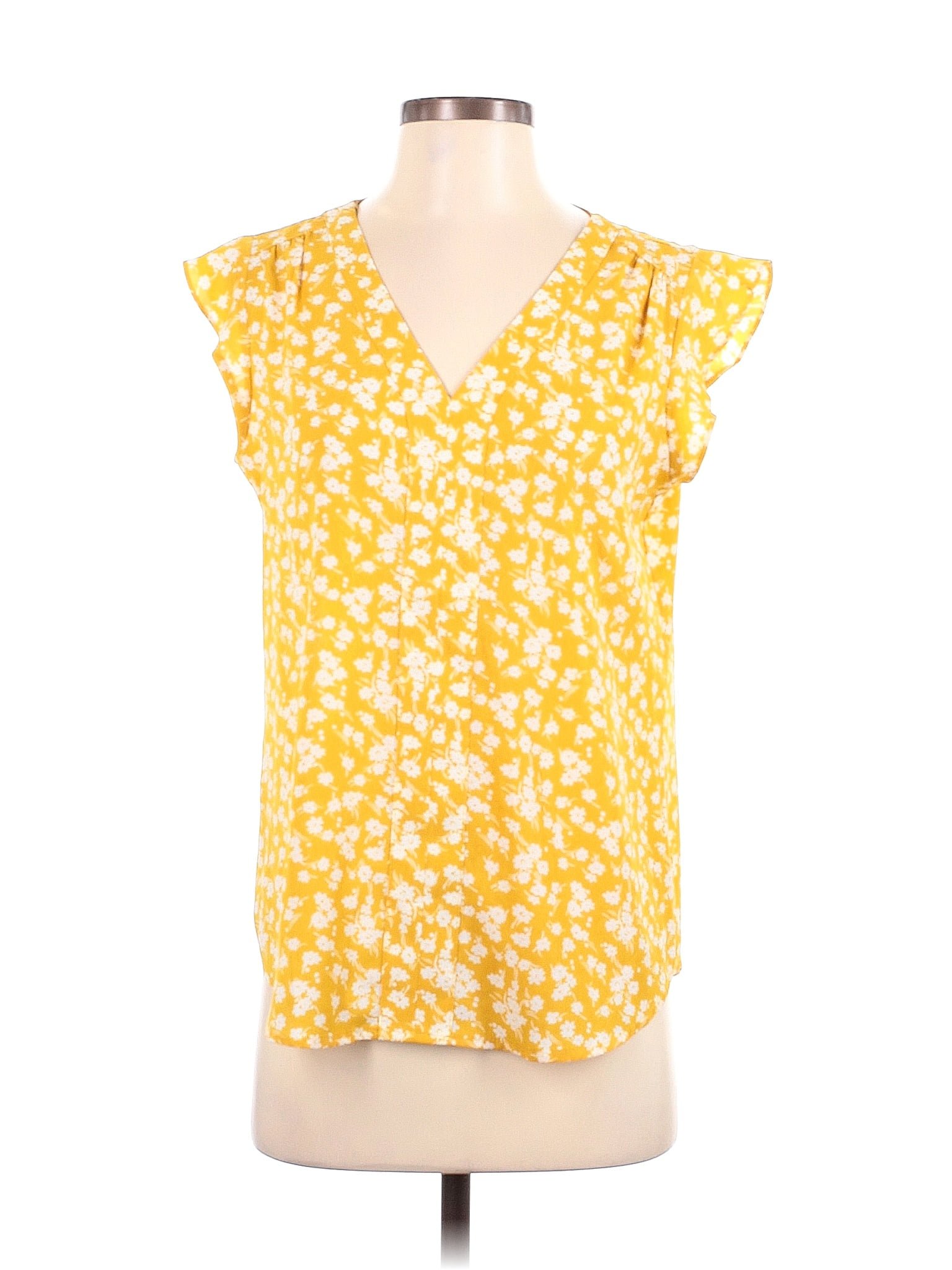 Fun2Fun Yellow Sleeveless Blouse Size S - 60% off | ThredUp