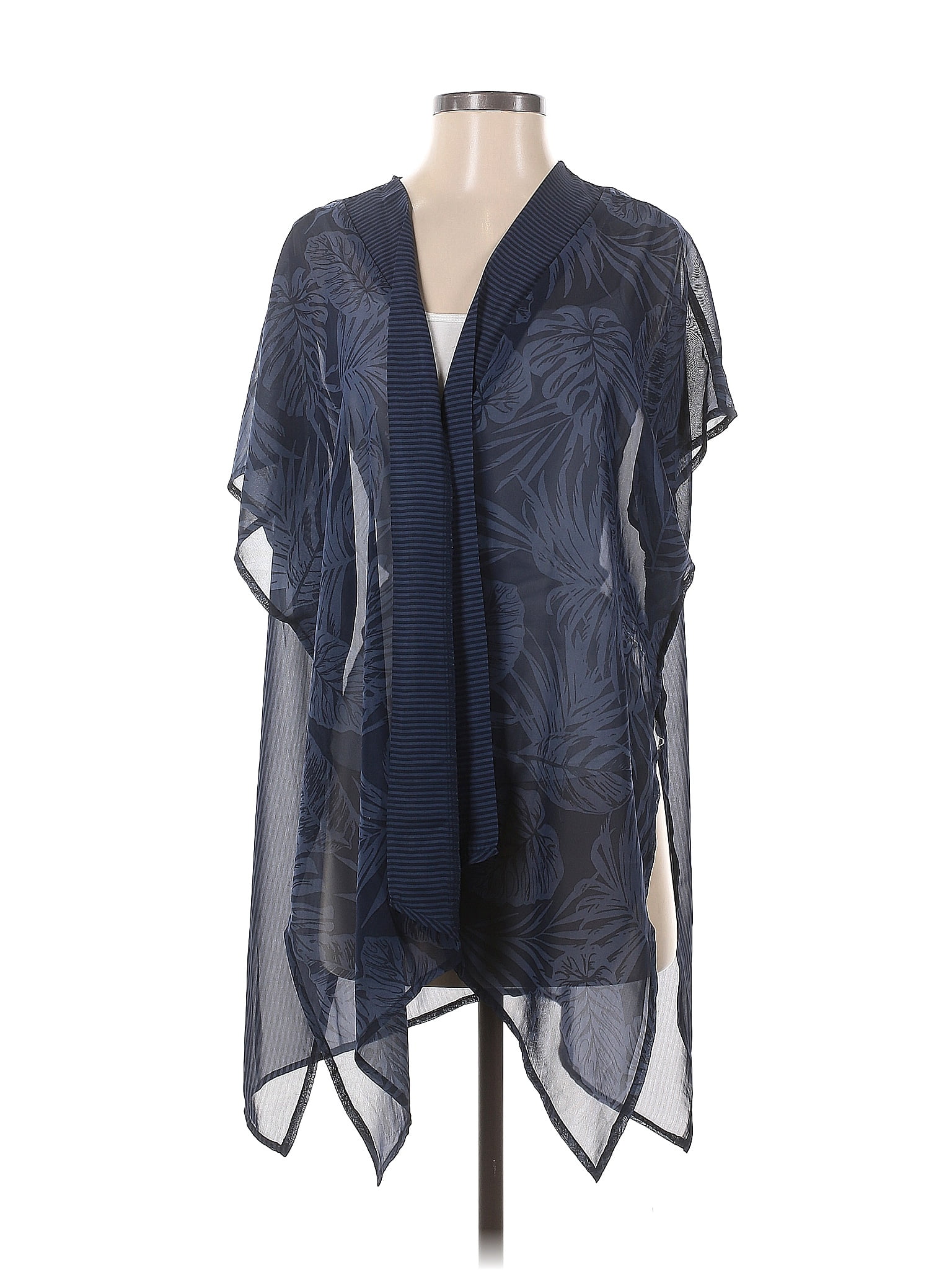 Kona Sol 100% Recyclon Blue Kimono Size S - 36% off | ThredUp