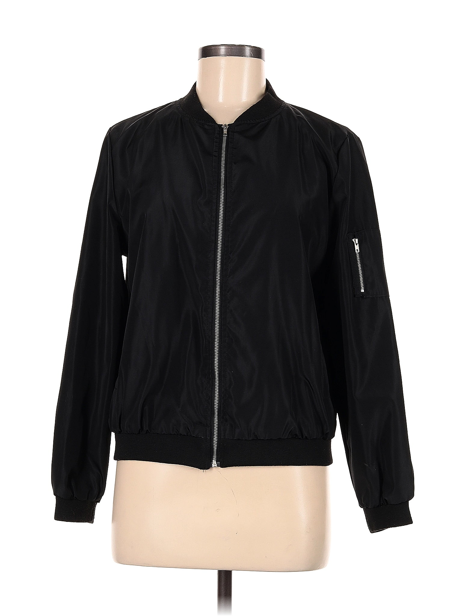 Zeagoo Solid Black Jacket Size M - 57% off | ThredUp