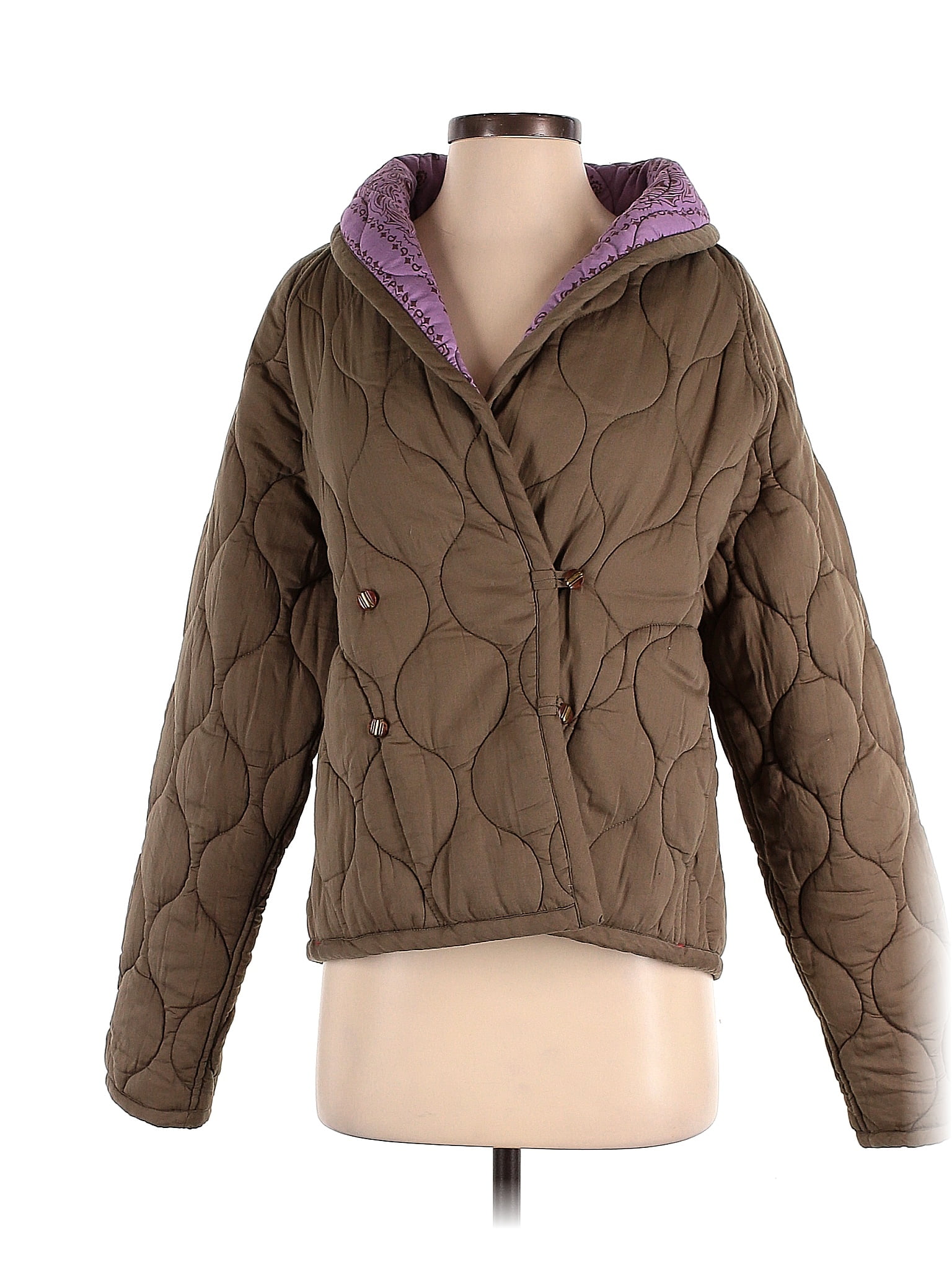 Xirena 100% Cotton Brown Jacket Size S - 65% off | ThredUp