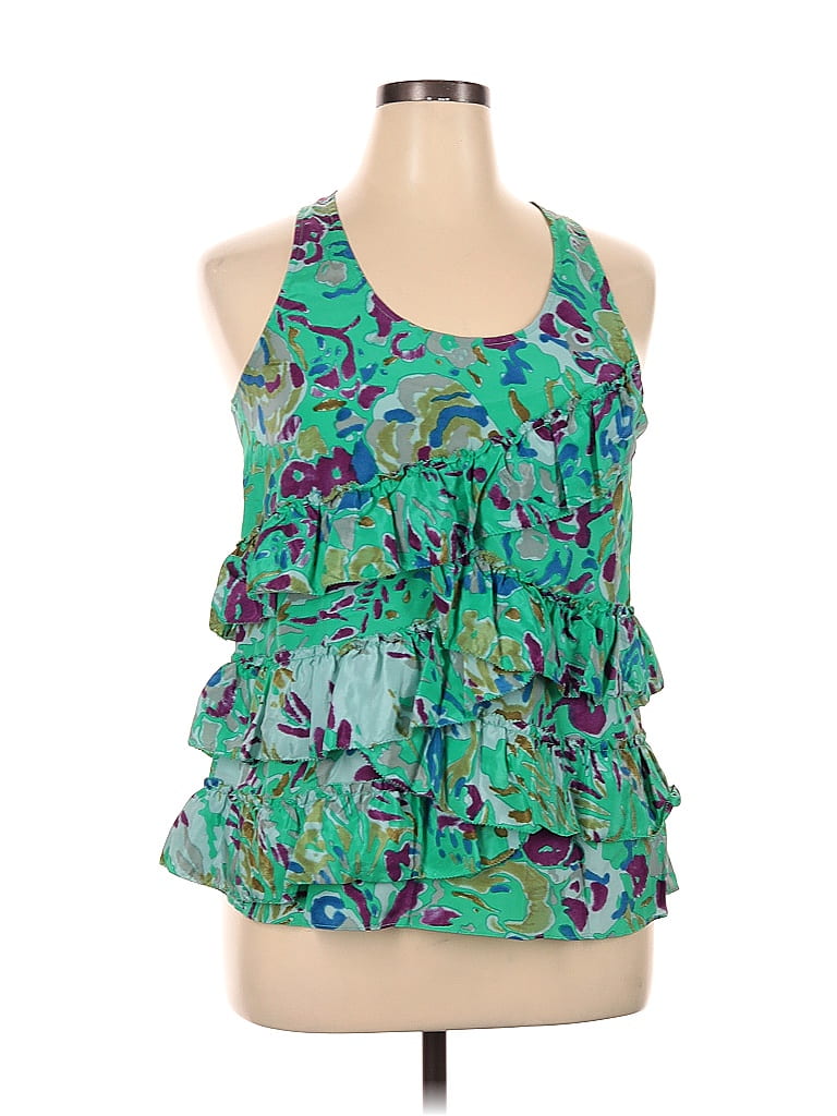 Sundance Green Sleeveless Silk Top Size 14 - 76% off | ThredUp