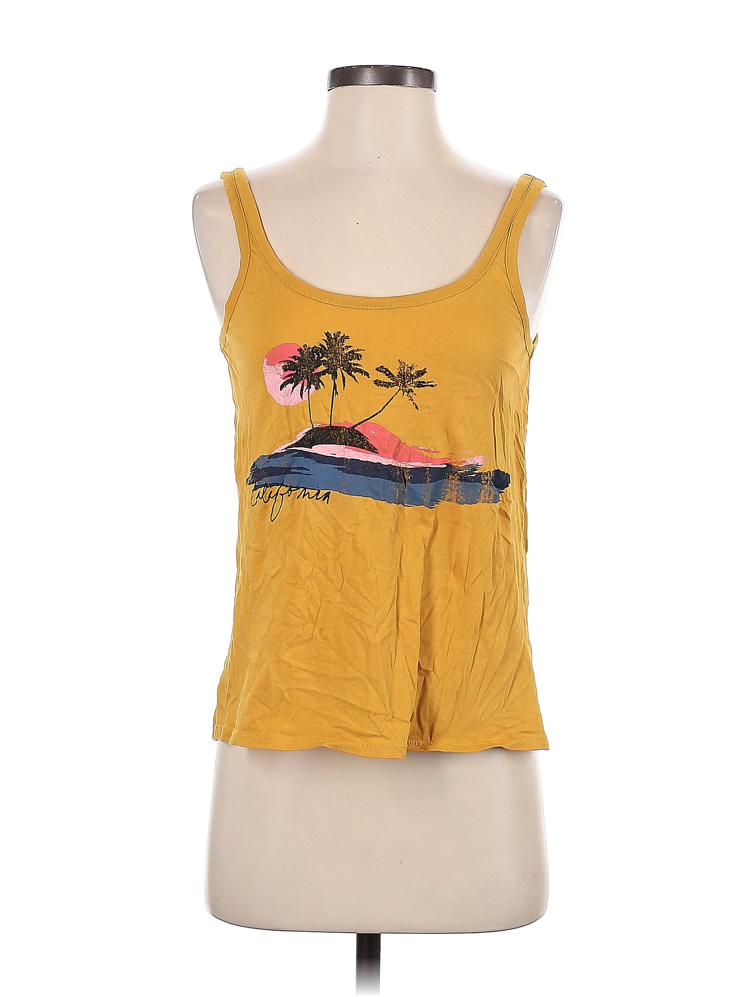 Rip Curl Yellow Tank Top Size XS - 55% off | ThredUp