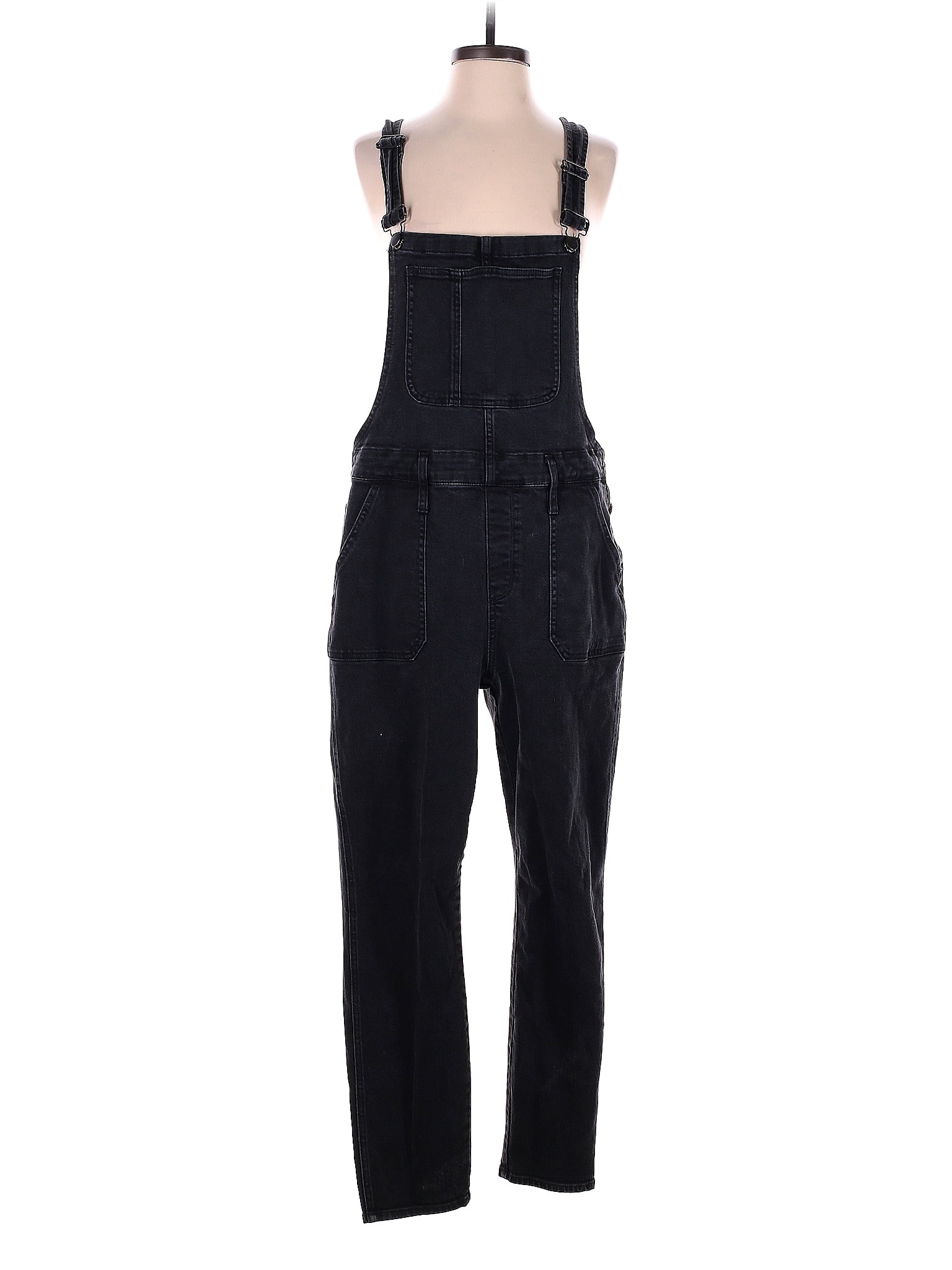 Madewell Black Overalls Size XL - 59% off | ThredUp