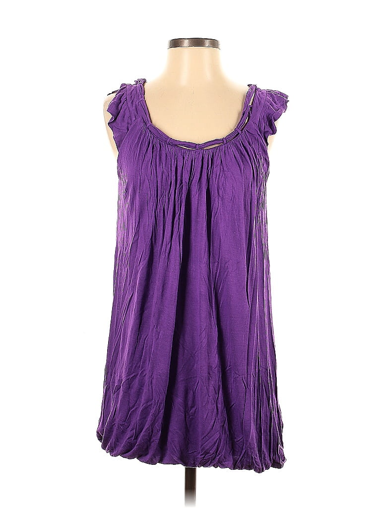Bordeaux 100 Modal Purple Short Sleeve Blouse Size Xs 75 Off Thredup