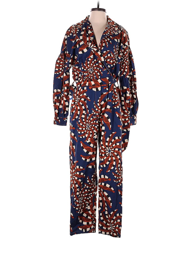 FARM Rio 100% Cotton Blue Jumpsuit Size M - 26% off | ThredUp